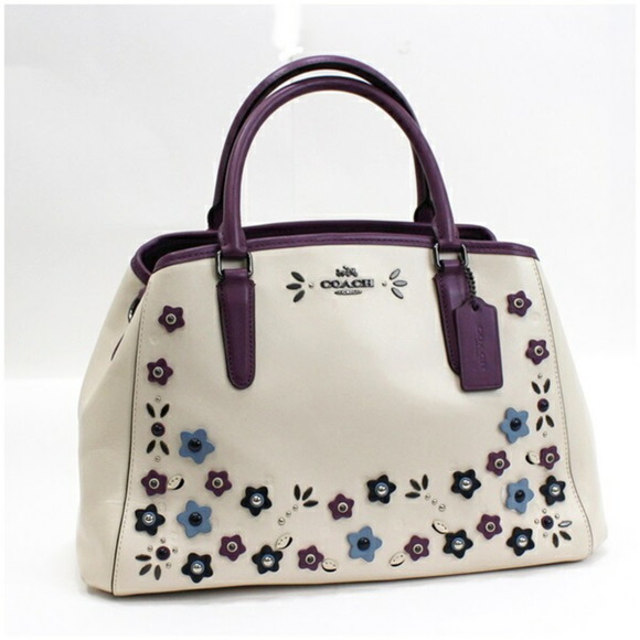 OTHERS | Bags | Coach Small Margot Carryall Tote Bag Handbag Leather ...